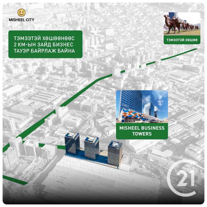 MISHEEL CITY, M3 BUSINESS TOWER-Т ОФФИС ХУДАЛДАНА